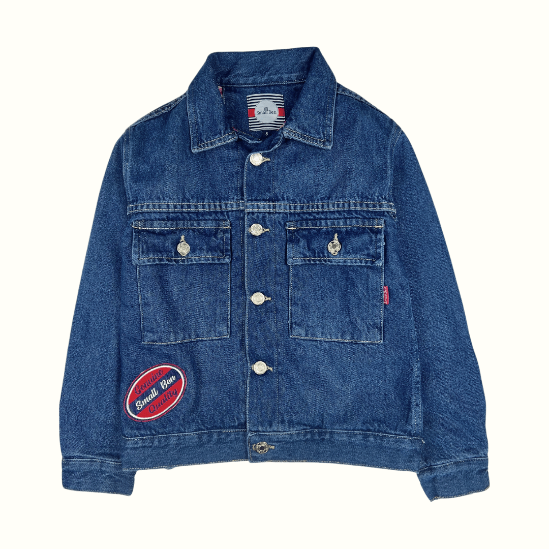 Casaca Denim Genuine azul | Small Ben | Tienda de Ropa para Niños y Niñas