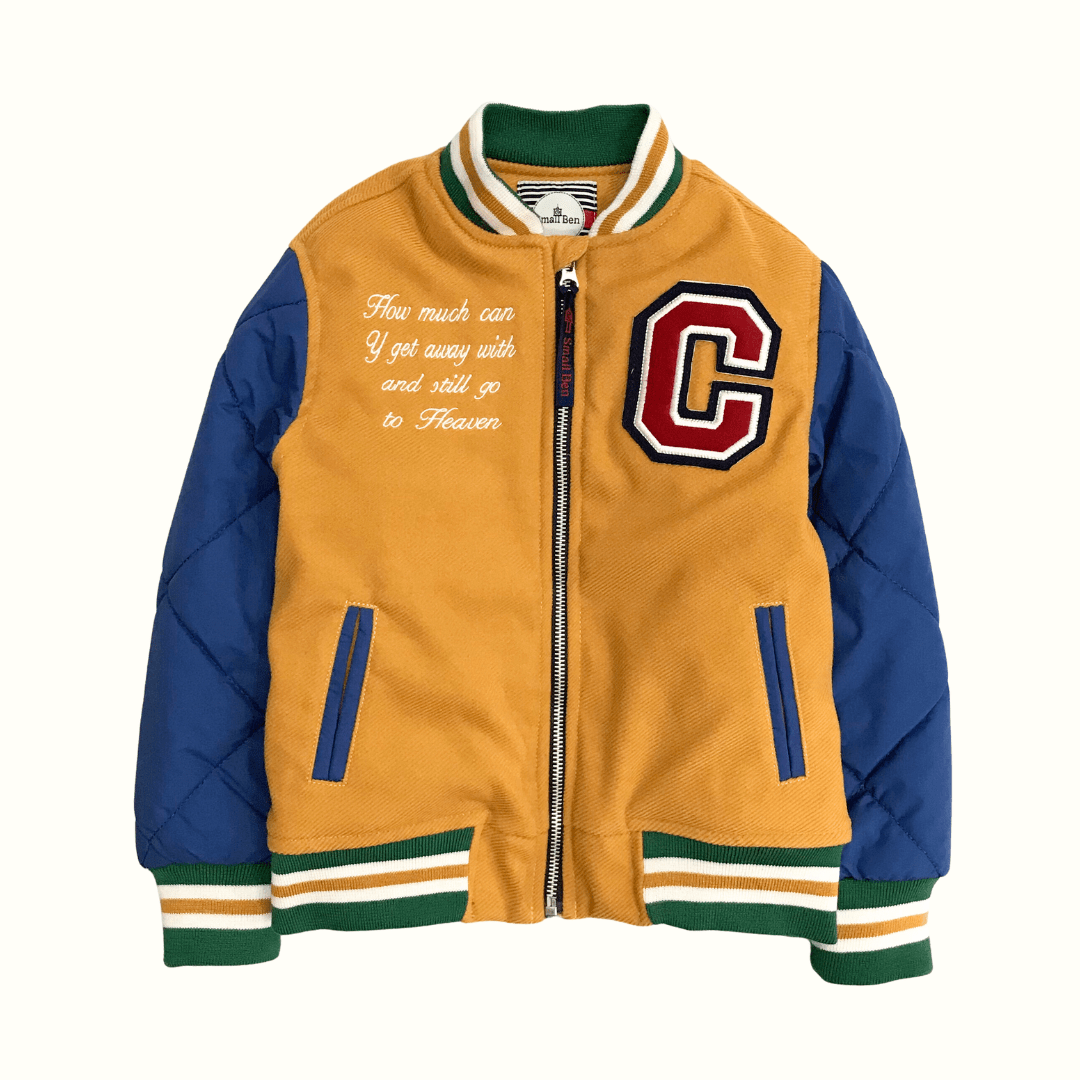 Casaca Bomber Mostaza | Small Ben | Tienda de Ropa para Niños y Niñas