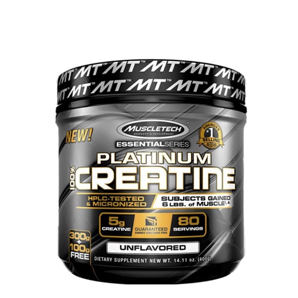 100% Creatina Platinum Muscletech 80 Servicios. | NutritionGO