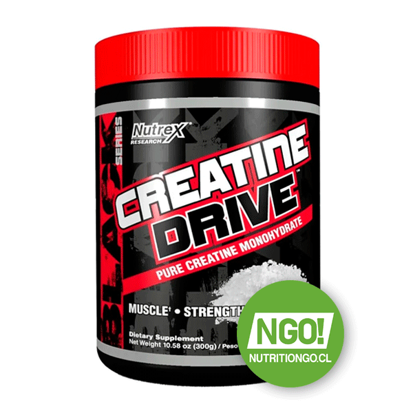 Creatina Monohidrato Drive Nutrex 60 Servicios. | NutritionGO