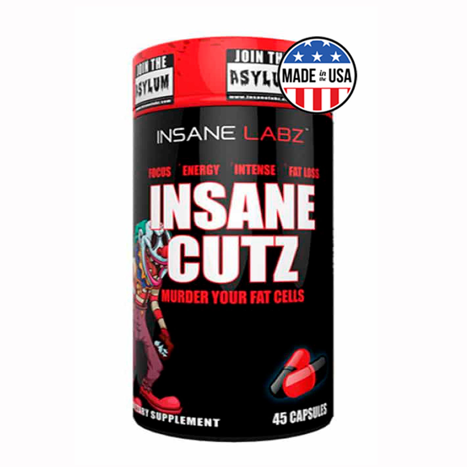 Insane Cutz Insane Labz 45 Cápsulas. | NutritionGO Suplementos Deportivos