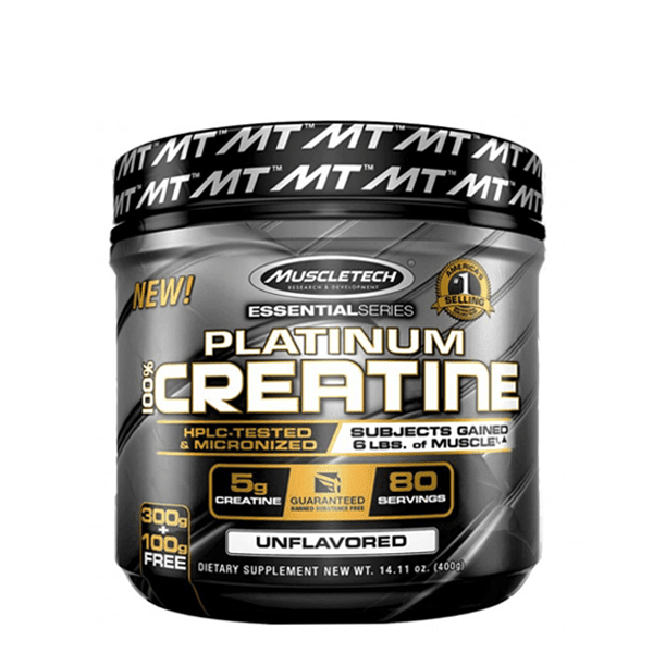 100% Creatina Platinum Muscletech 80 Servicios. | NutritionGO ...