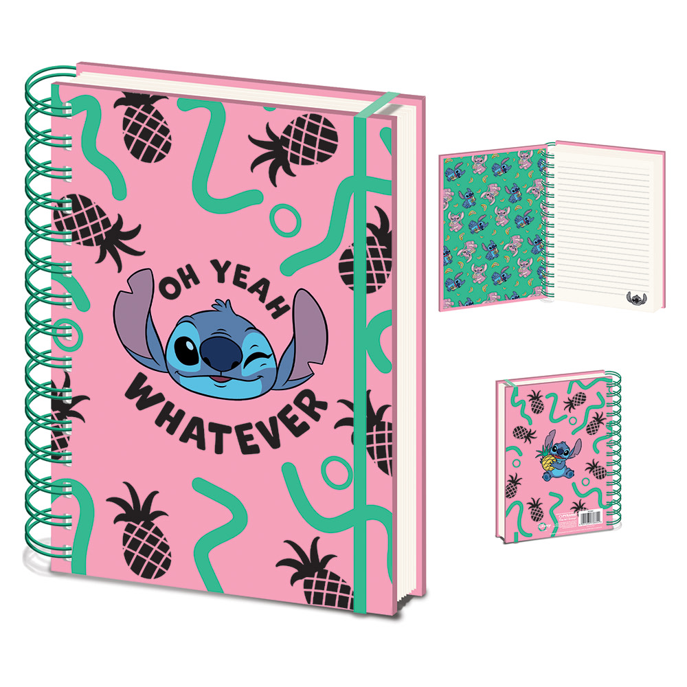LIBRETA OFICIAL LILO & STITCH OH YEAH WHATEVER | Apricot
