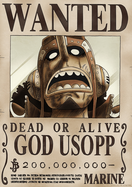 POSTER GOD USOPP ONE PIECE | Apricot