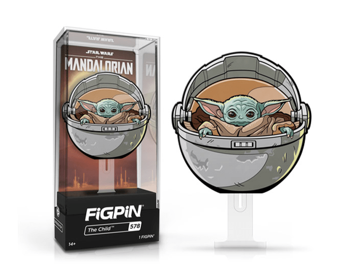 PIN OFICIAL BABY YODA FIGPIN | Apricot