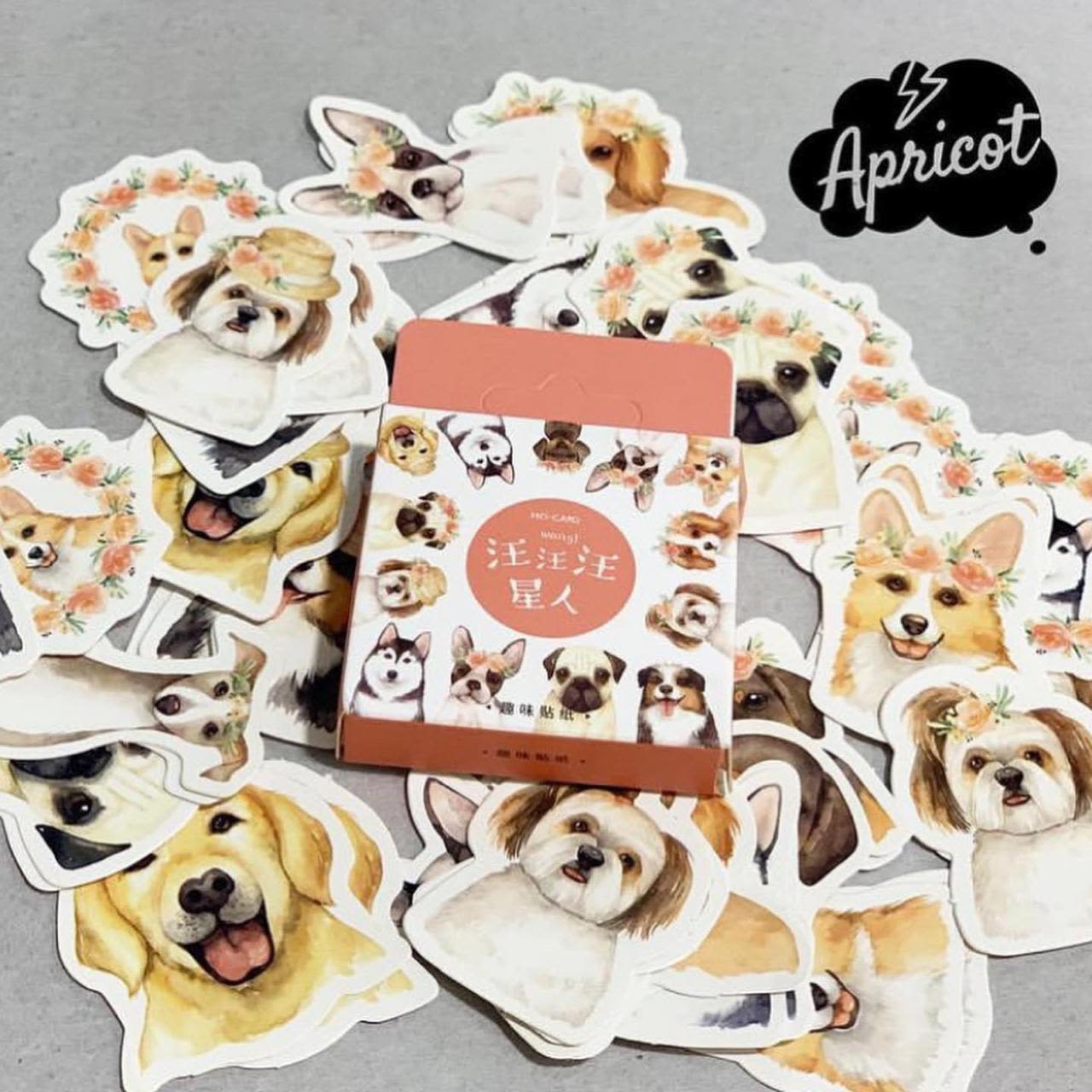 SET STICKERS PERRITOS | Apricot