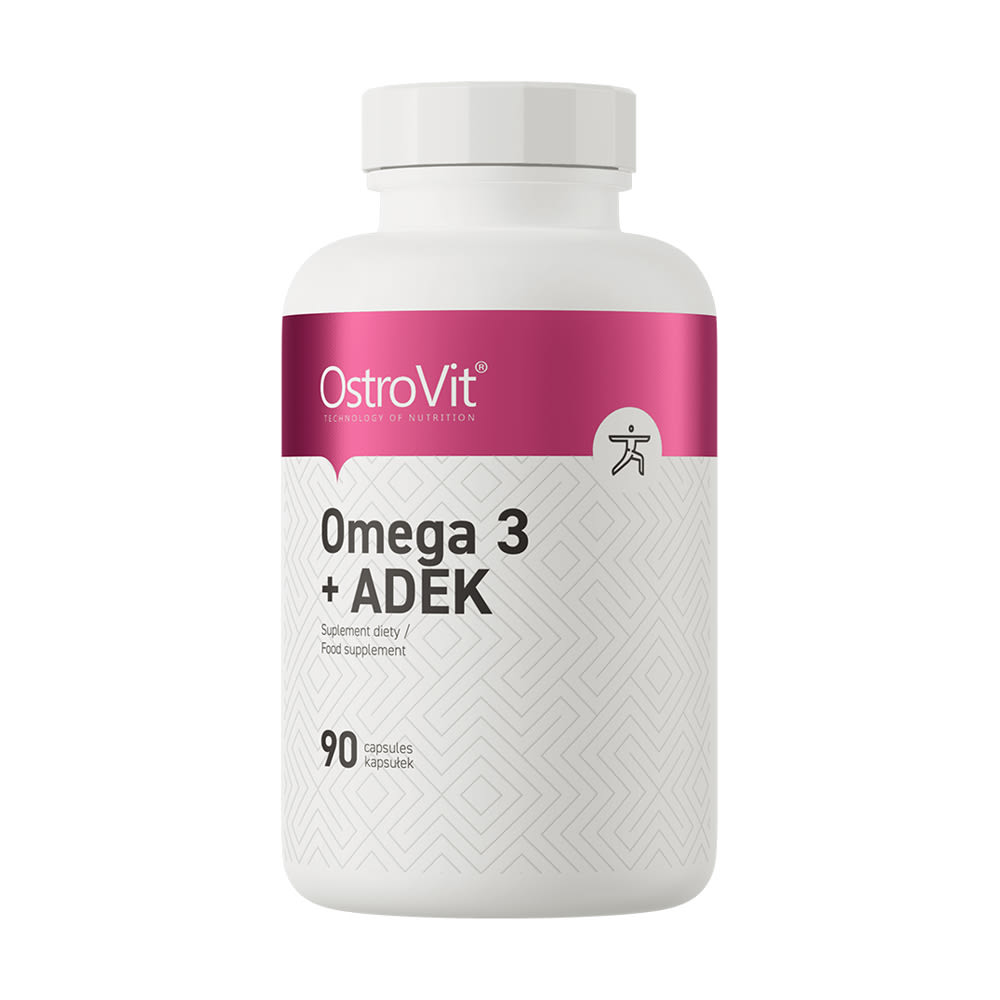 OstroVit Omega 3 + ADEK (90 caps) | SupleStore - Suplementos Deportivos ...