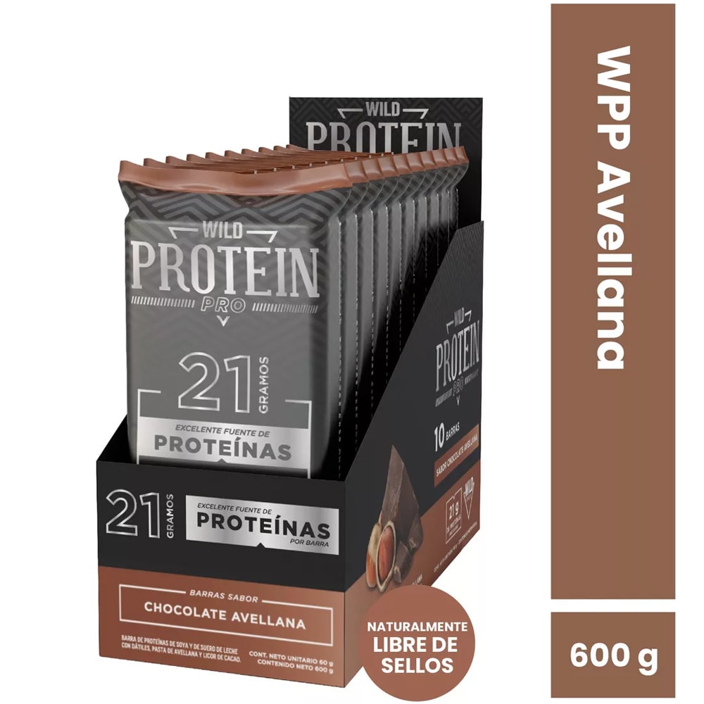 Wild Protein Pro Chocolate Avellana (Display 10 unidades) | SupleStore ...