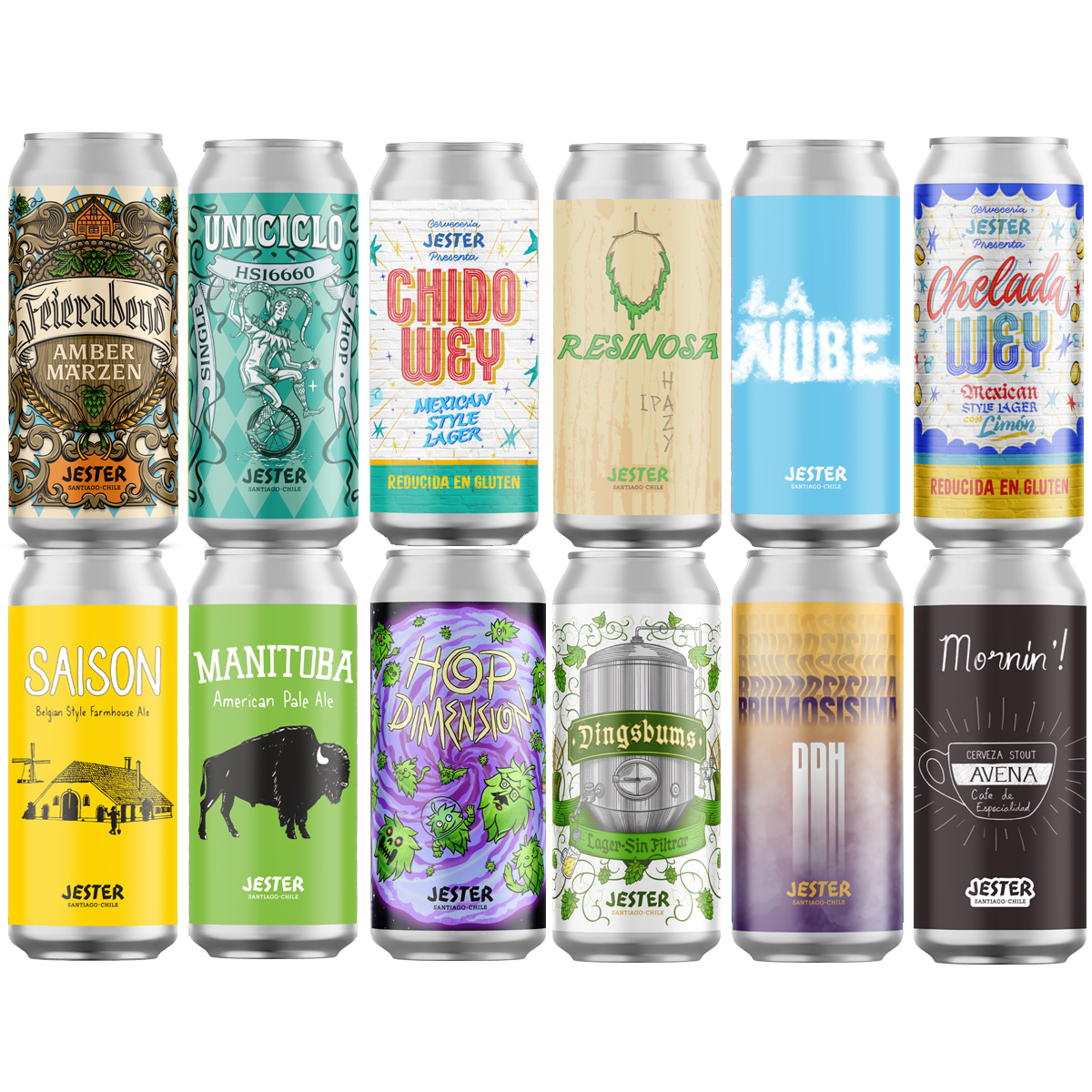 Conoce a Jester - 473cc x 12 | Cervecería Jester