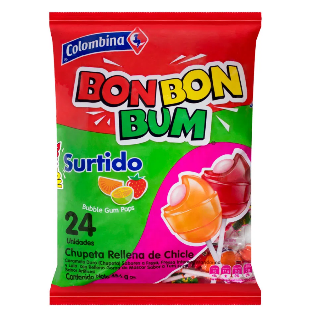 BONBONBUM SABORES SURTIDOS 24 UND. | Confitería Avimax
