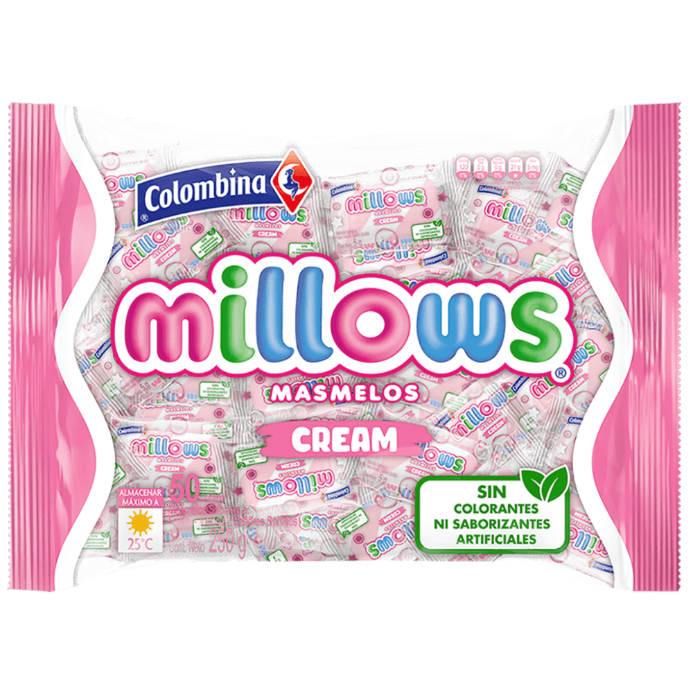 MILLOWS CREAM 50 UND. | Confitería Avimax