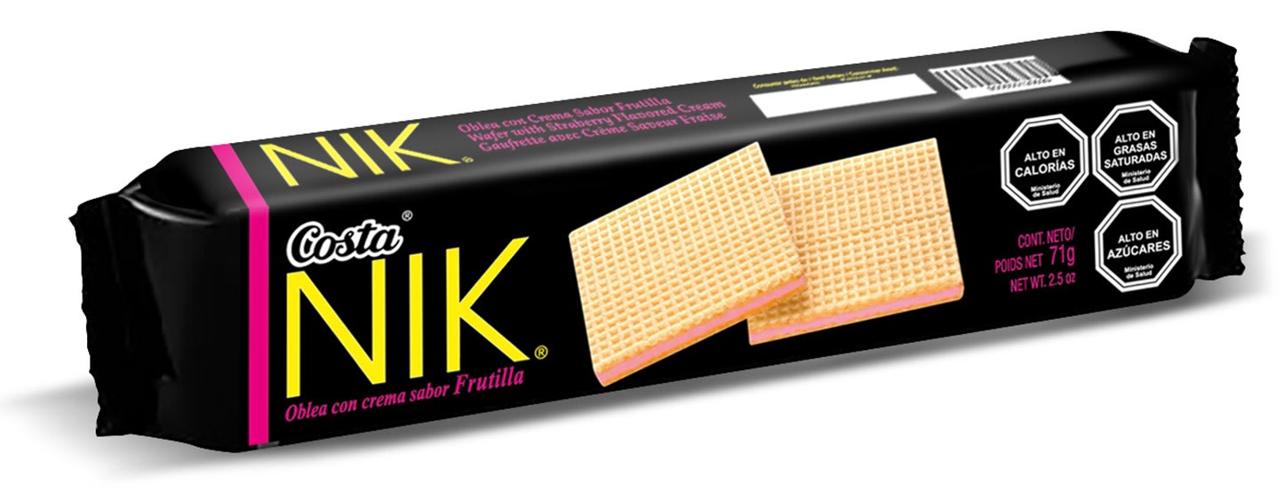 GALLETA NIK FRUTILLA 71 GR. | Confitería Avimax