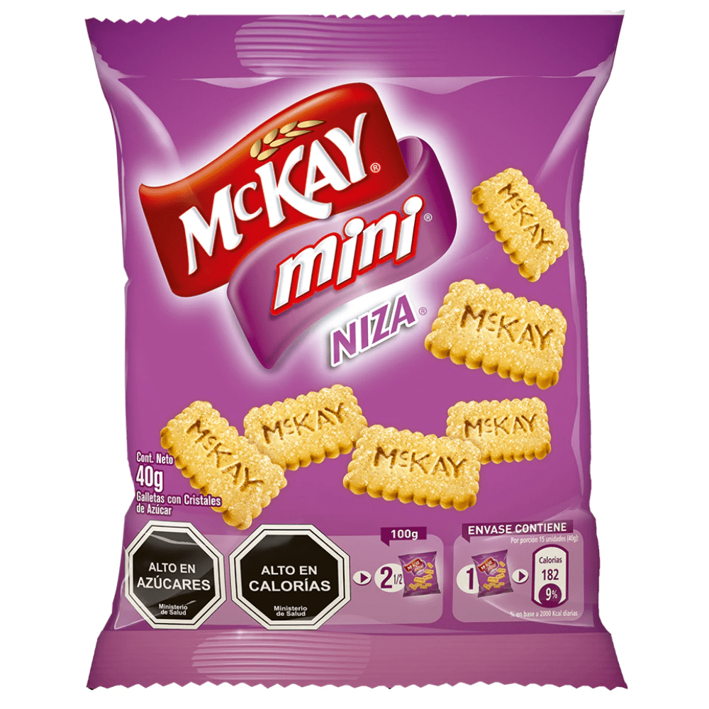 MCKAY MINI NIZA 40GR. | Confitería Avimax