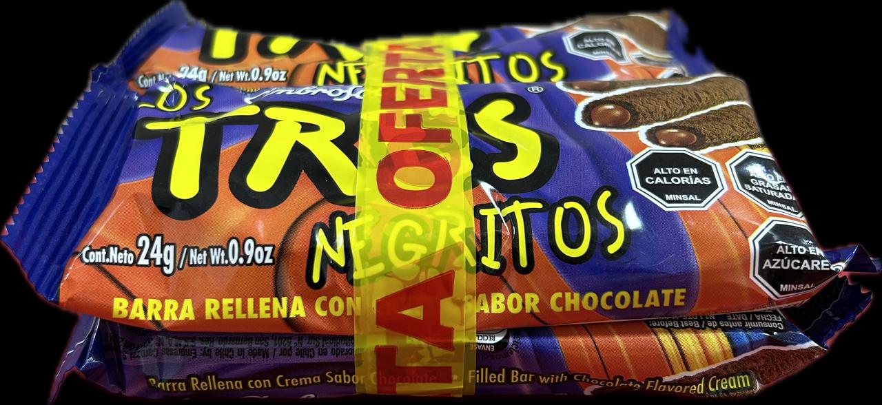 TRES NEGRITOS PROMO X4 | Confitería Avimax