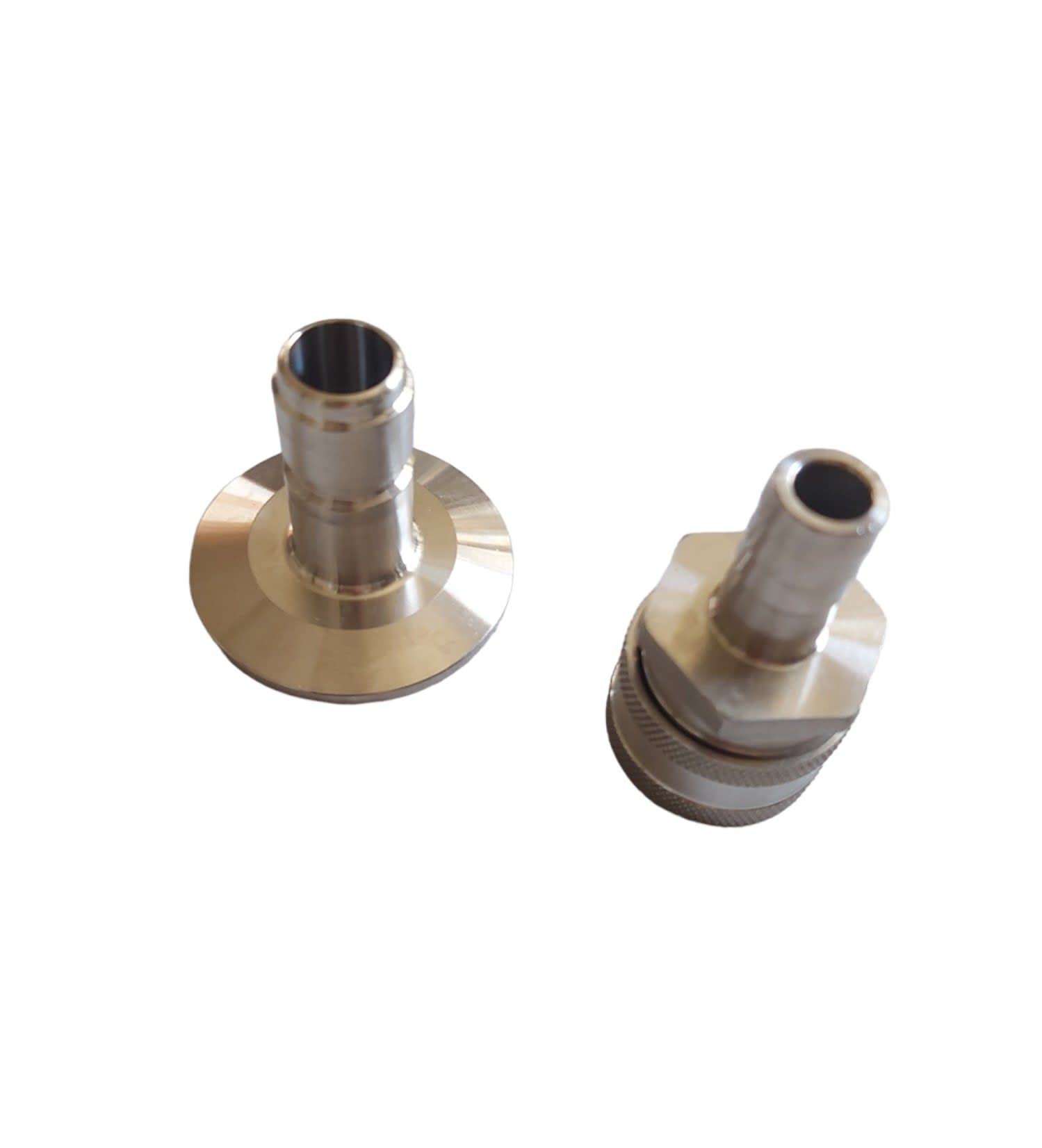 Acople rápido Clamp 1,5" x macho 1/2" + hembra espiga 1/2" - inox ...