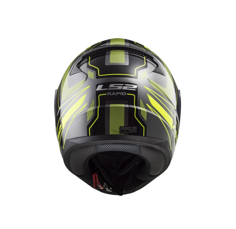 CASCO LS2 FF 353 RAPID CARRERA NEGRO AMARILLO | MR7 - Cascos, agv, motos