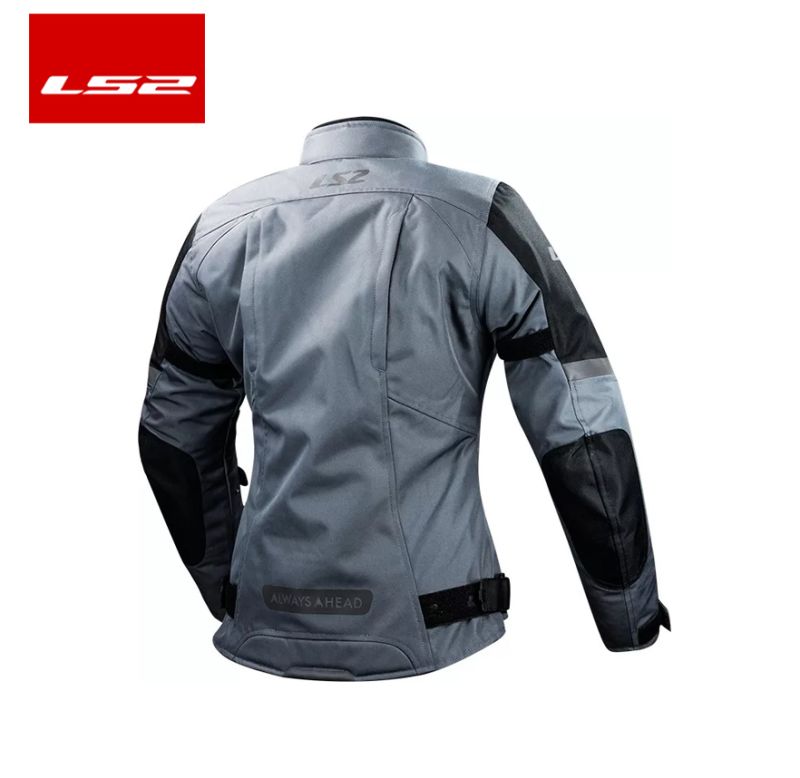CHAQUETA LS2 SERRA EVO GRIS MUJER | MR7 - Cascos, agv, motos