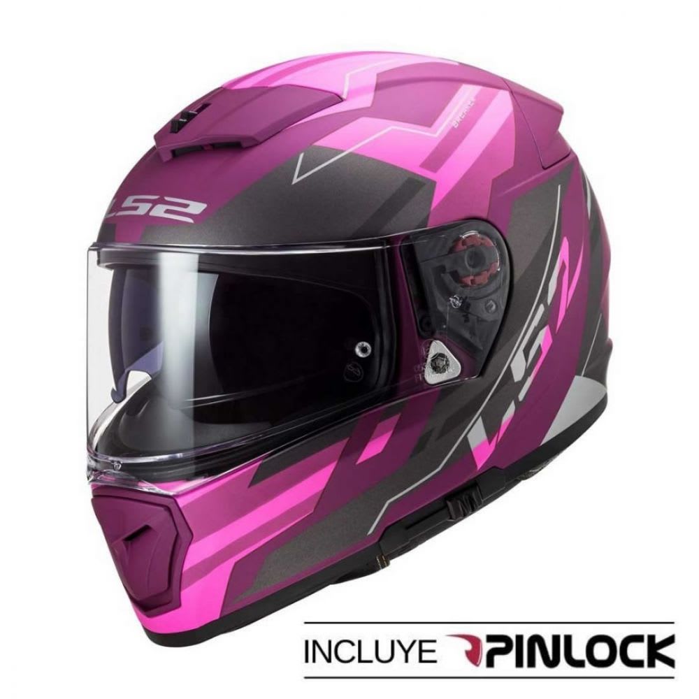 CASCO LS2 FF 390 BREAKER EVO BETTA MORADO MATE | MR7 - Cascos, agv, motos