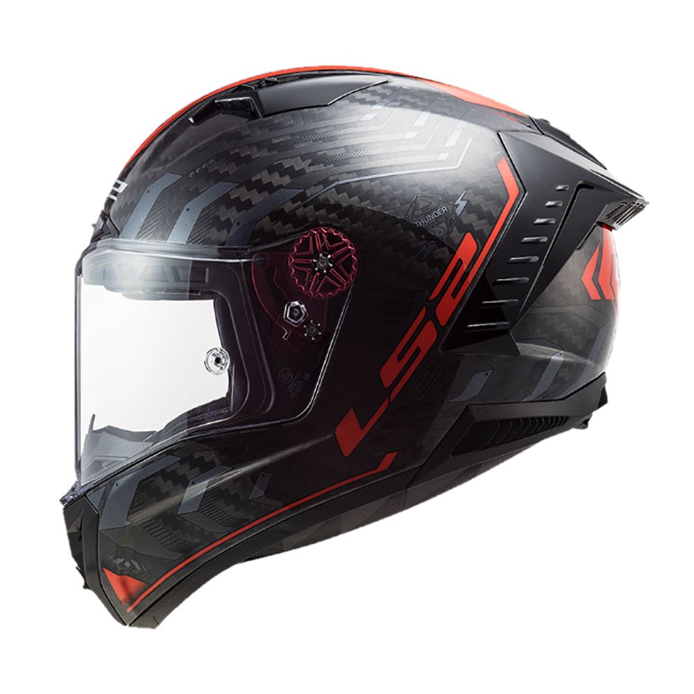 CASCO LS2 FF 805 THUNDER SPUTNIK METAL ROJO | MR7 - Cascos, agv, motos
