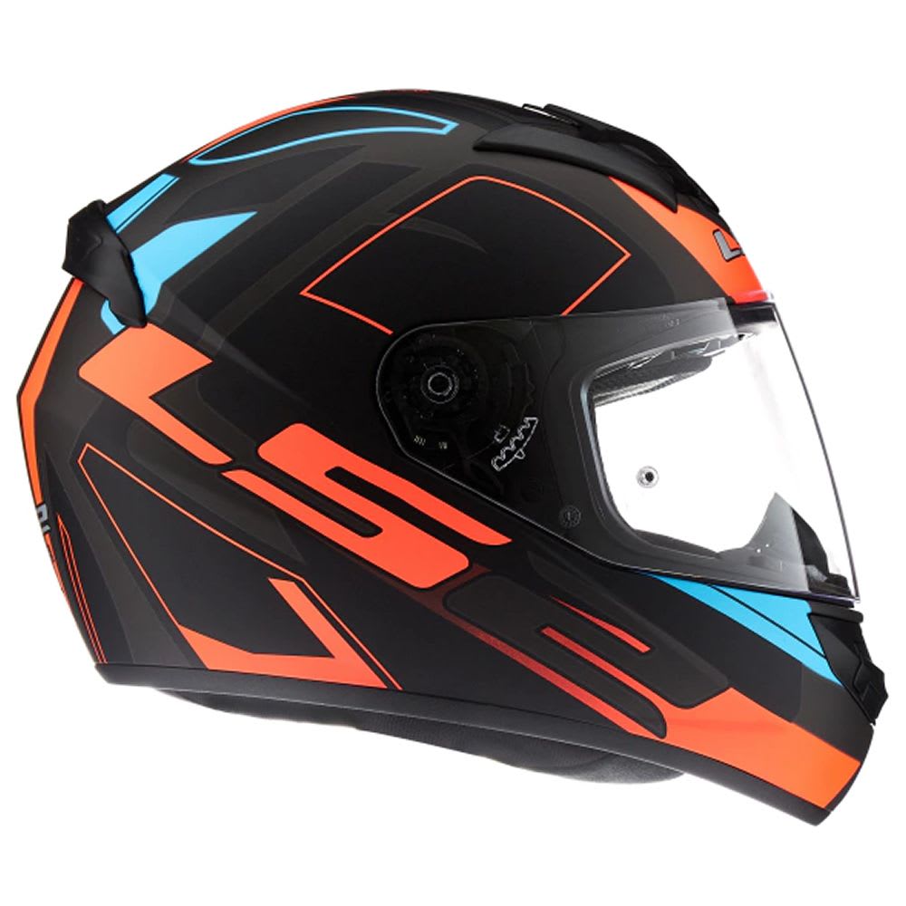 CASCO LS2 FF 352 CYPRESS NEGRO NARANJA MAT | MR7 - Cascos, agv, motos