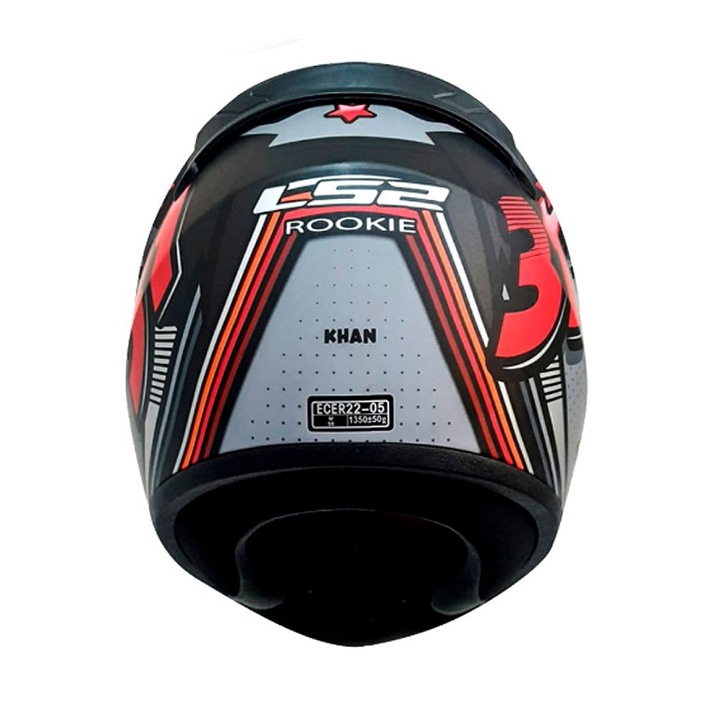 CASCO LS2 FF 352 KHAN GRIS ROJO | MR7 - Cascos, agv, motos