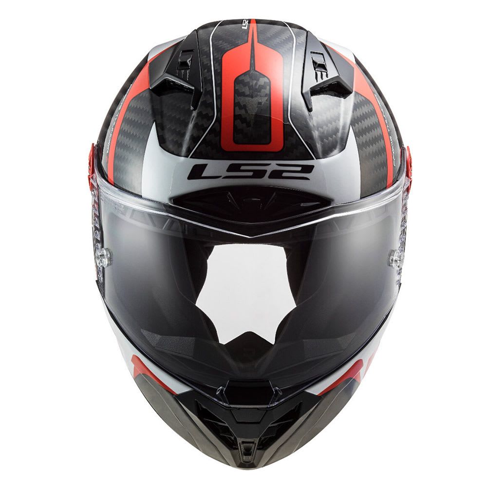 CASCO LS2 FF 805 THUNDER RACING1 ROJO BLANCO | MR7 - Cascos, agv, motos