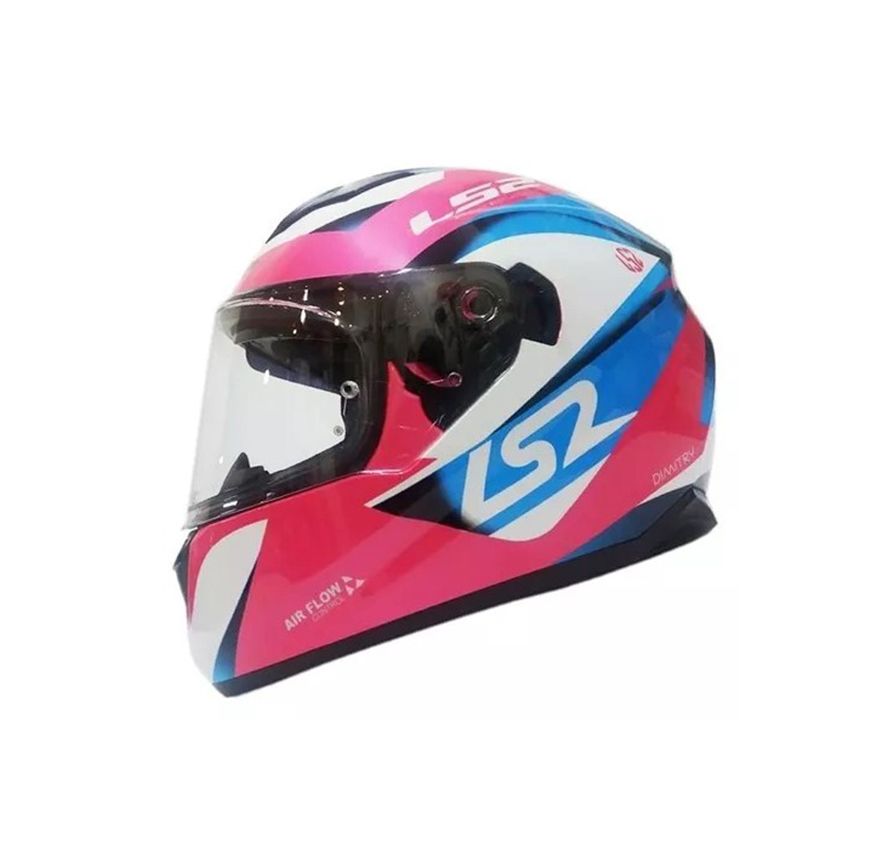 CASCO LS2 FF 320 EVO DIMITRY NEG AZUL ROSA | MR7 - Cascos, agv, motos