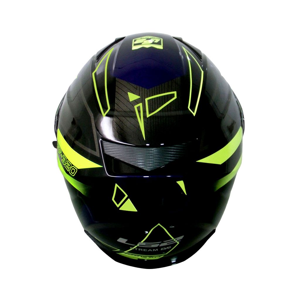 CASCO LS2 FF 320 STREAM EVO EXO NEGRO AMARILLO | MR7 - Cascos, agv, motos