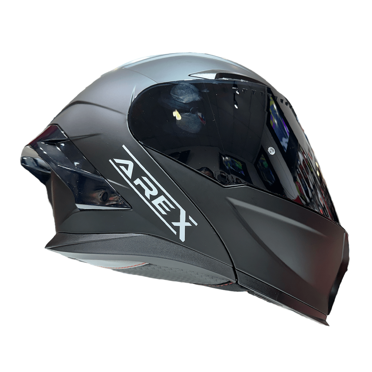CASCO ABATIBLE AREX MR-903 NEGRO MATTE | mr7b2b