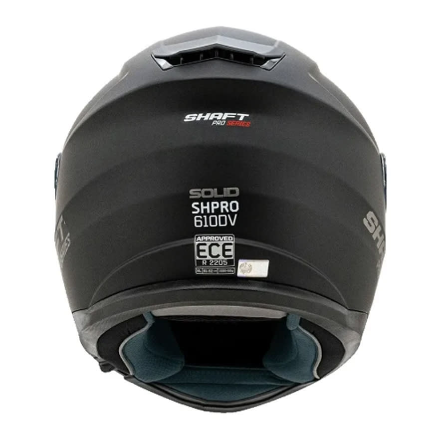 CASCO SHAFT PRO 610DV SOLID NEGRO MATE | MR7 - Cascos, agv, motos