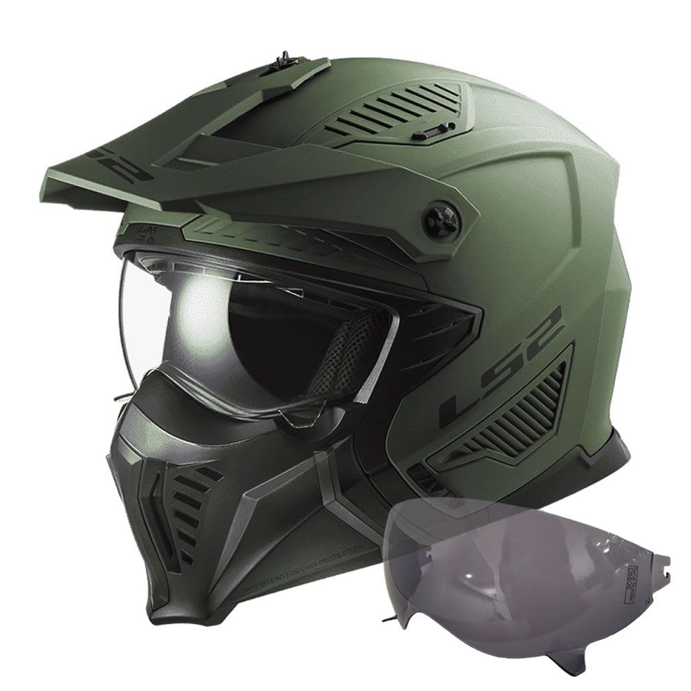 CASCO LS2 OF 606 DRIFTER VERDE MILITAR MATTE | MR7 - Cascos, agv, motos