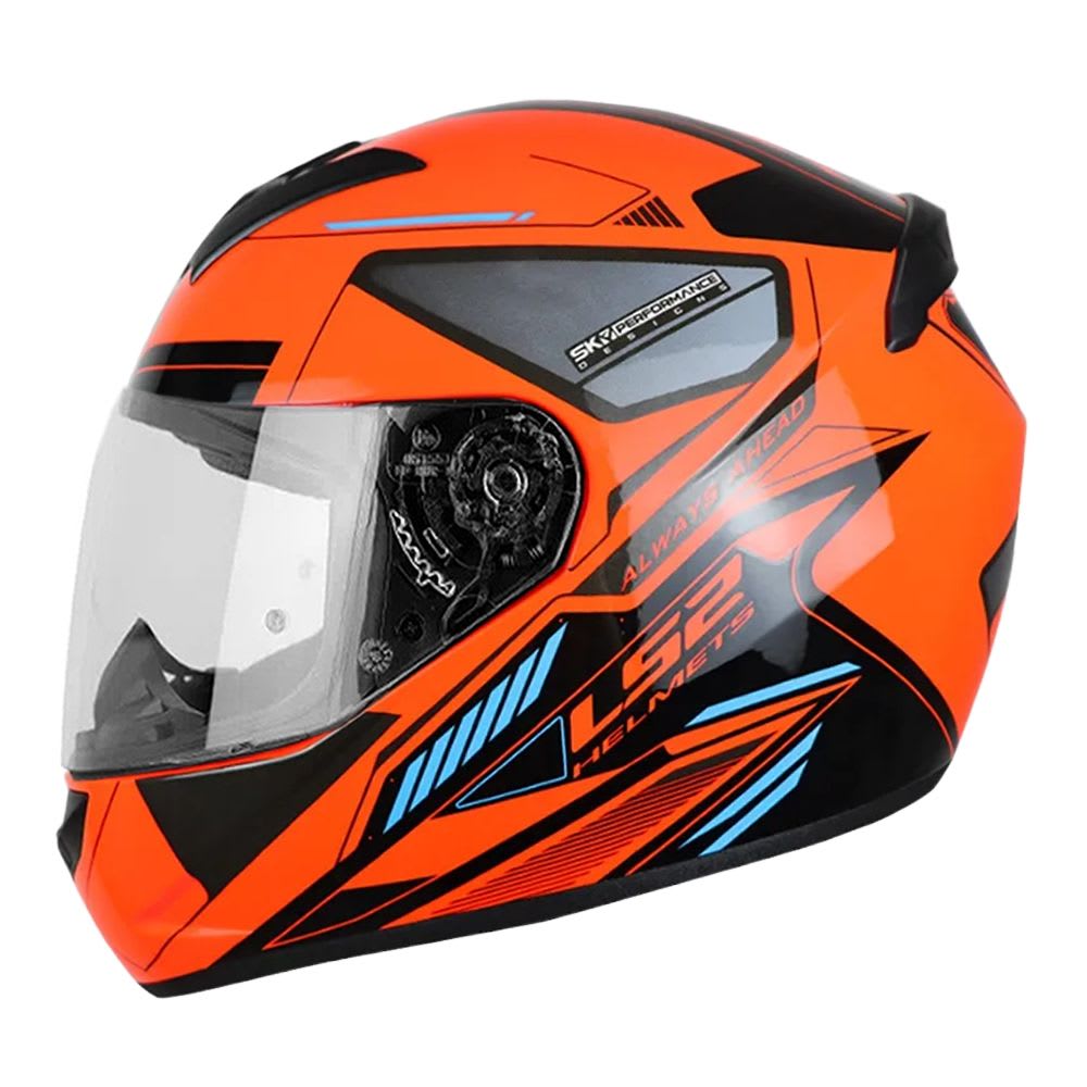 CASCO LS2 FF 352 BETHA NEGRO NARANJA | MR7 - Cascos, agv, motos