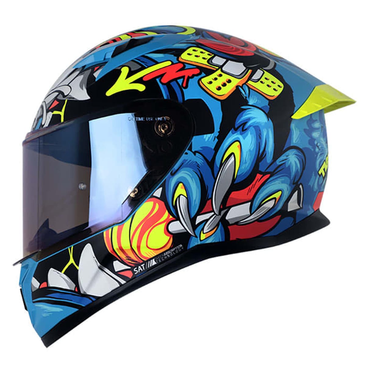 CASCO SHAFT 522 SP TIGUERAZO AZ. CL MATE AM.N (SV) | MR7 - Cascos, agv ...