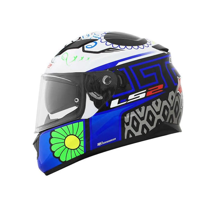 CASCO LS2 FF 320 COUNTURE NEGRO AZUL | MR7 - Cascos, agv, motos