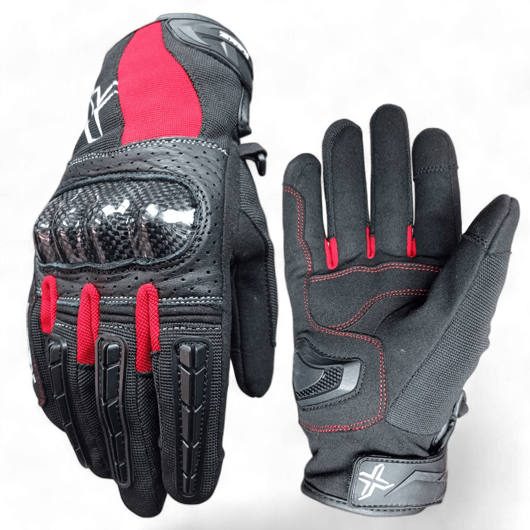 GUANTE AREX MR-1157 ENNIO NEGRO ROJO | mr7b2b