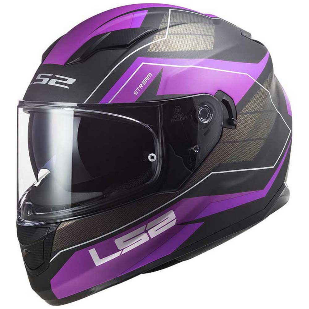 CASCO LS2 FF 320 STREAM EVO MERCURY TITANIUM MORADO MATTE | MR7 ...