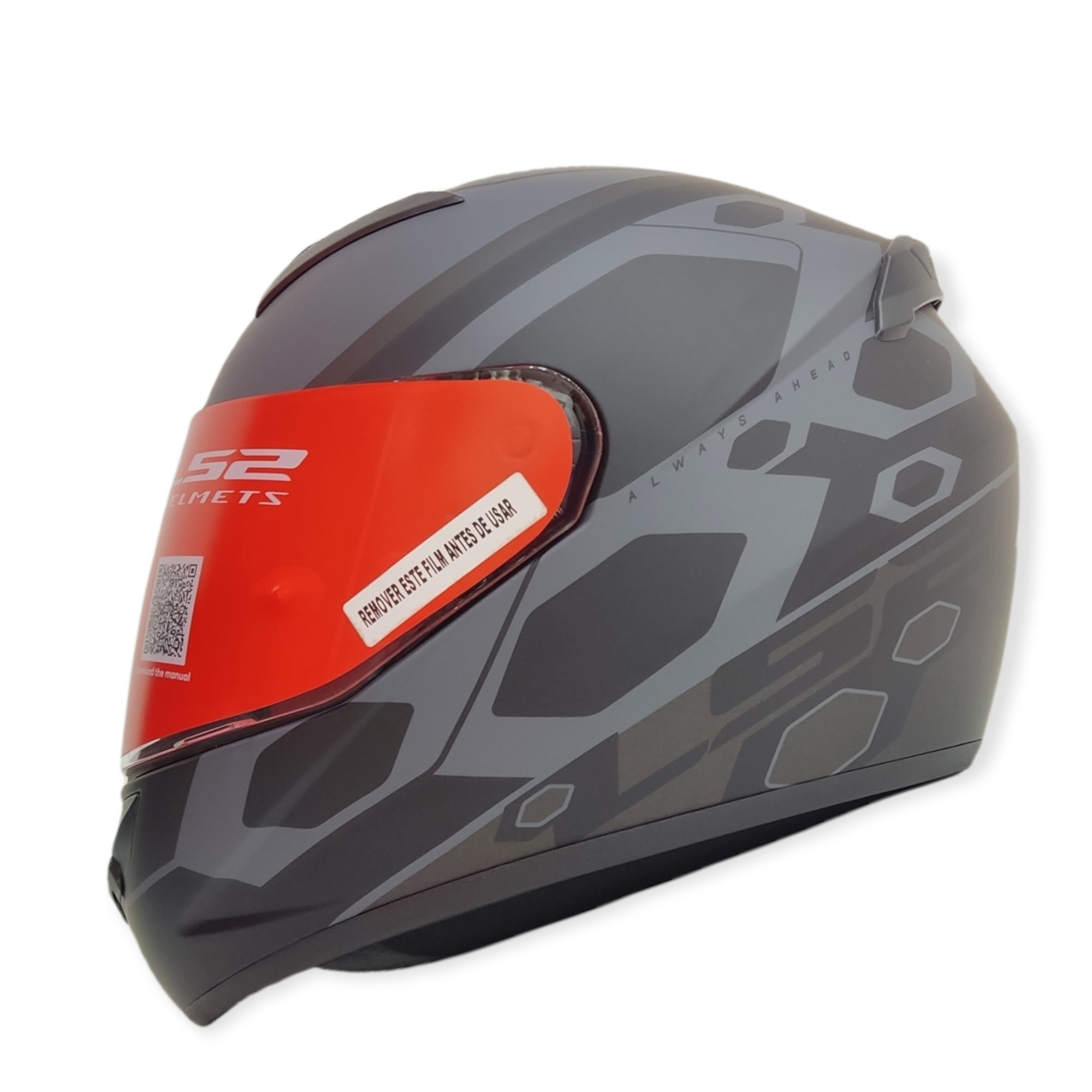LS2 FF352 MEIN MATT BLACK GREY | MR7 - Cascos, agv, motos