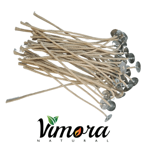 PACK 10 Unidades Pabilo Encerado 15 cm (Grueso) | Vimora