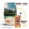 Promo Bravery Dog Mini Adult chicken 2 Kg + Dingo Snacks Kabobs ...