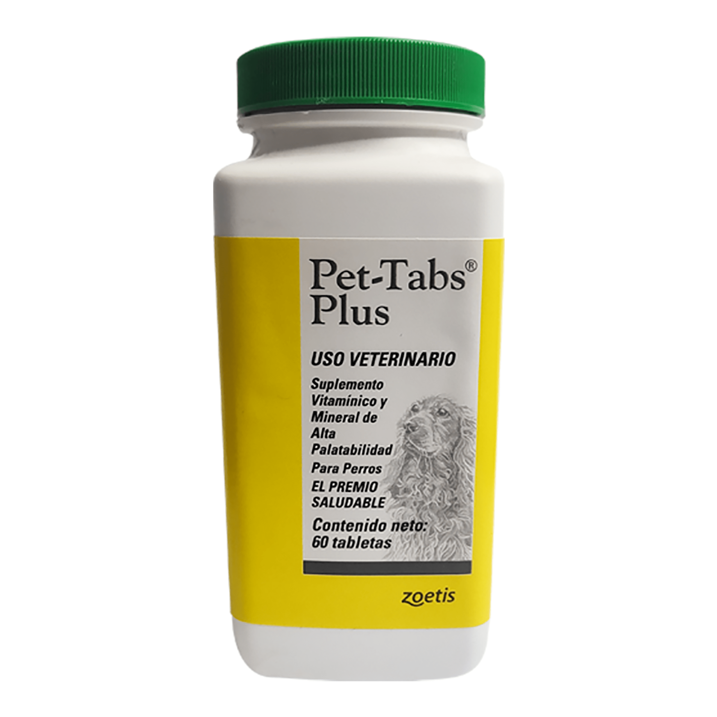 Pet - Tabs Plus frasco 60 tabletas | Mister Pet