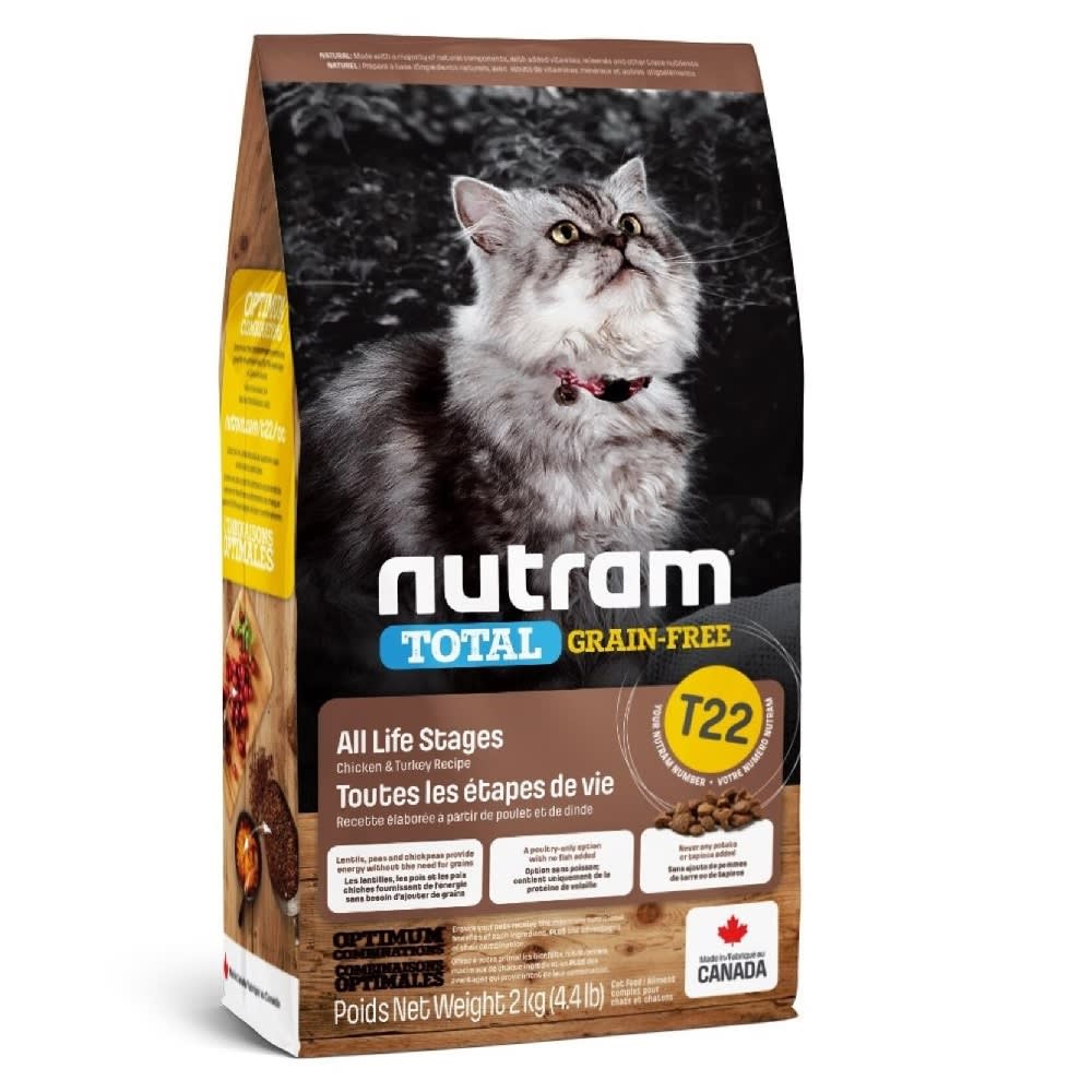 T22 Nutram Total Grain - Free Turkey, Chicken Cat 2 kg | Mister Pet