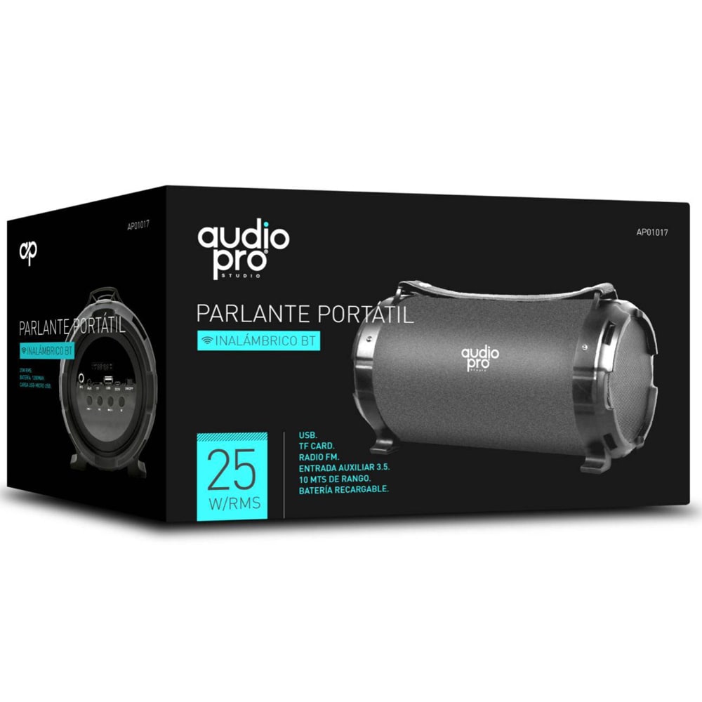 PARLANTE PORTATIL AUDIO PRO 25 RMS AP01017 | malikcomputacion