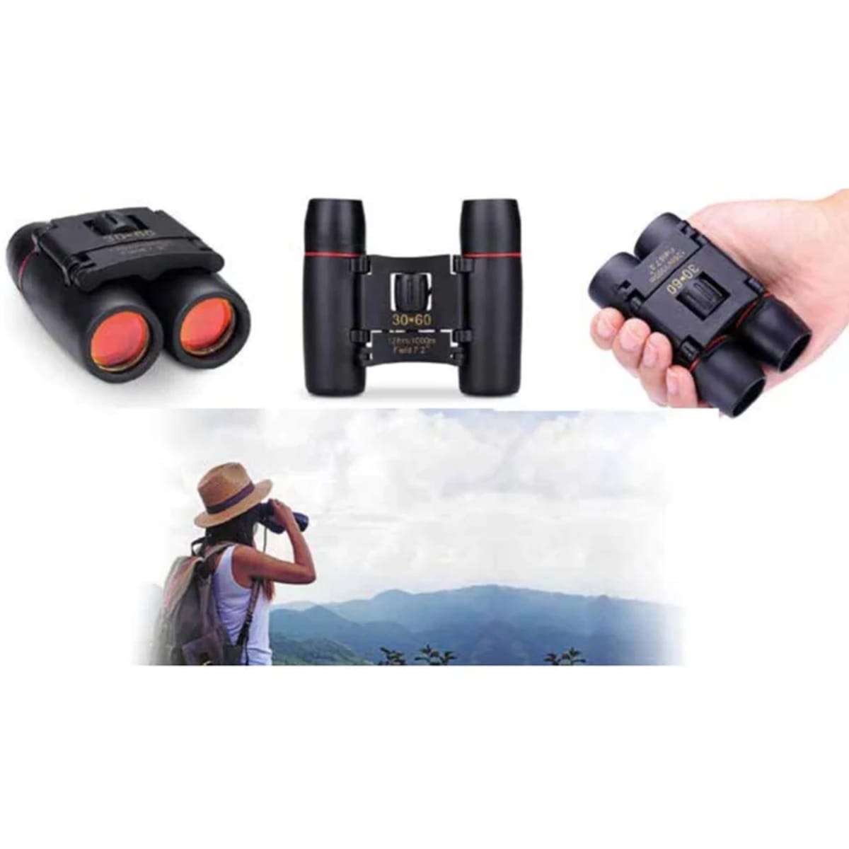 BINOCULARES OUTDOOR DE LARGA VISTA ZOOM 8X DBBIN50 | malikcomputacion