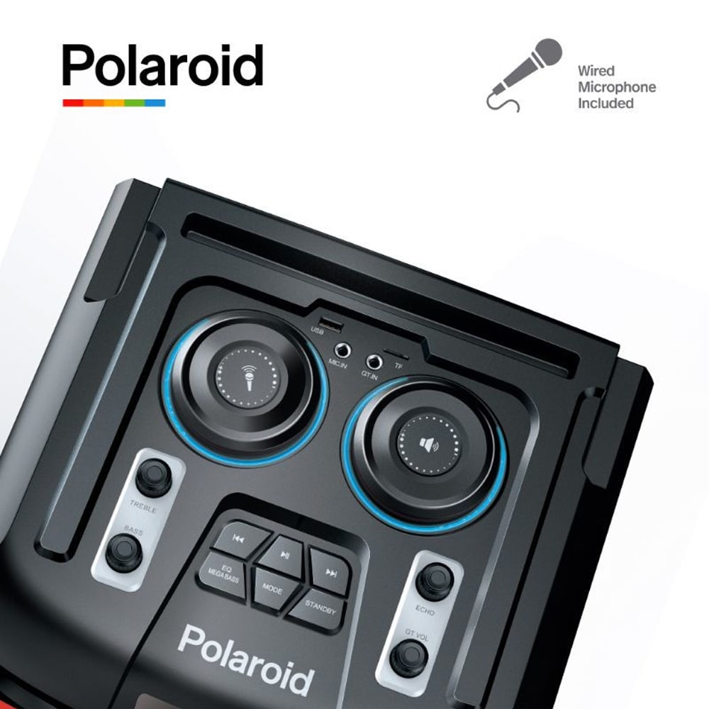 PARLANTE POLAROID BT 12 Wireless Party Tower | malikcomputacion
