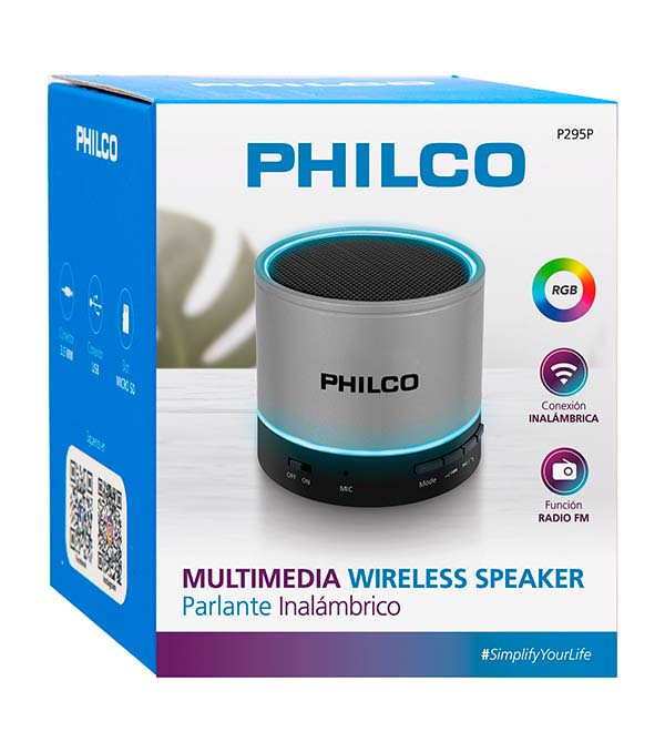 PARLANTE CUBO BLUETOOTH P295P | malikcomputacion