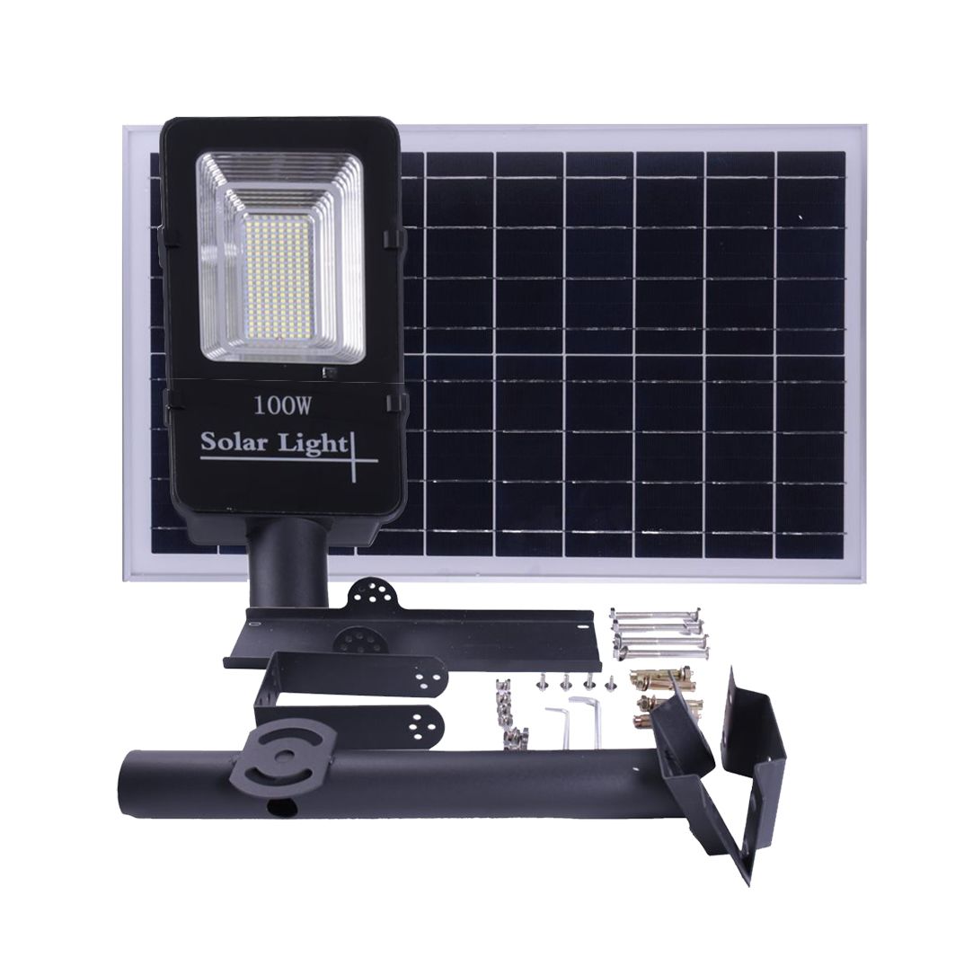REFLECTOR CON PANEL SOLAR 100W - CON CONTROL REMOTO | malikcomputacion