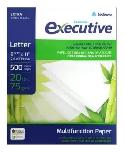 PAPEL CARTA EXECUTIVE EXTRA BLANCO 500 HOJAS 85687 | malikcomputacion