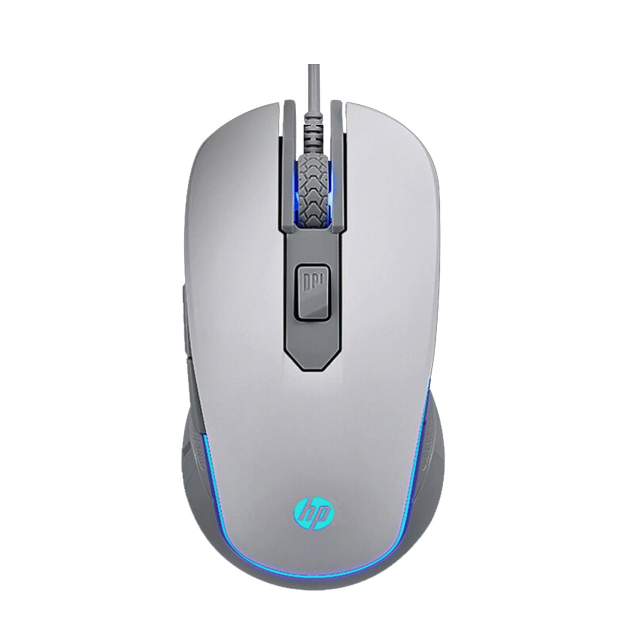 MOUSE GAMER HP M200 BLANCO - 6 BOTONES | malikcomputacion