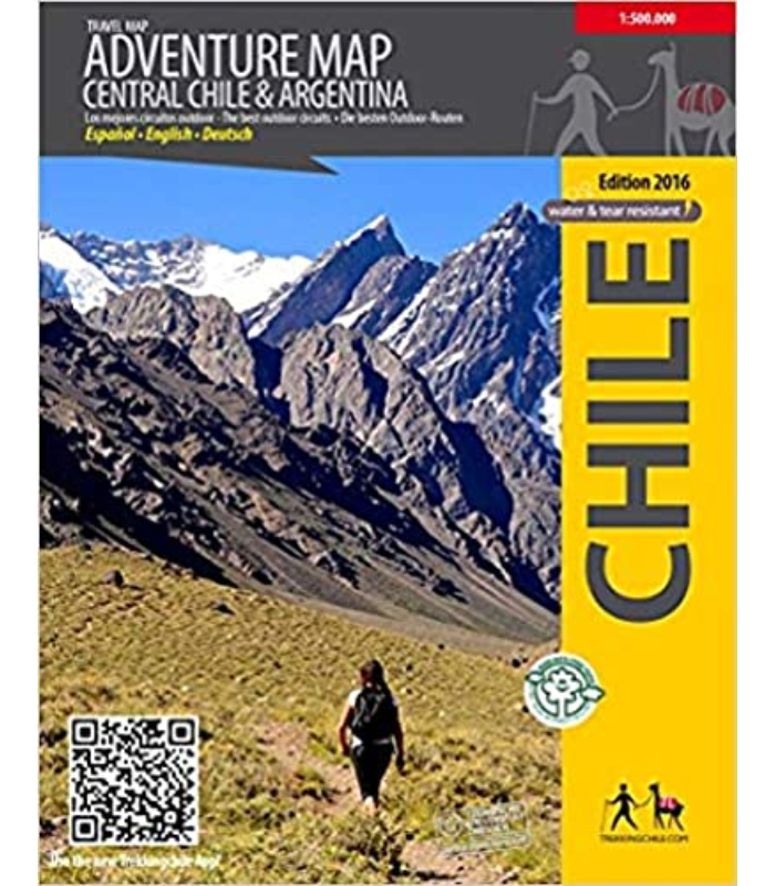 MAPA CENTRAL CHILE Y ARGENTINA | Kimün Libros y Juegos