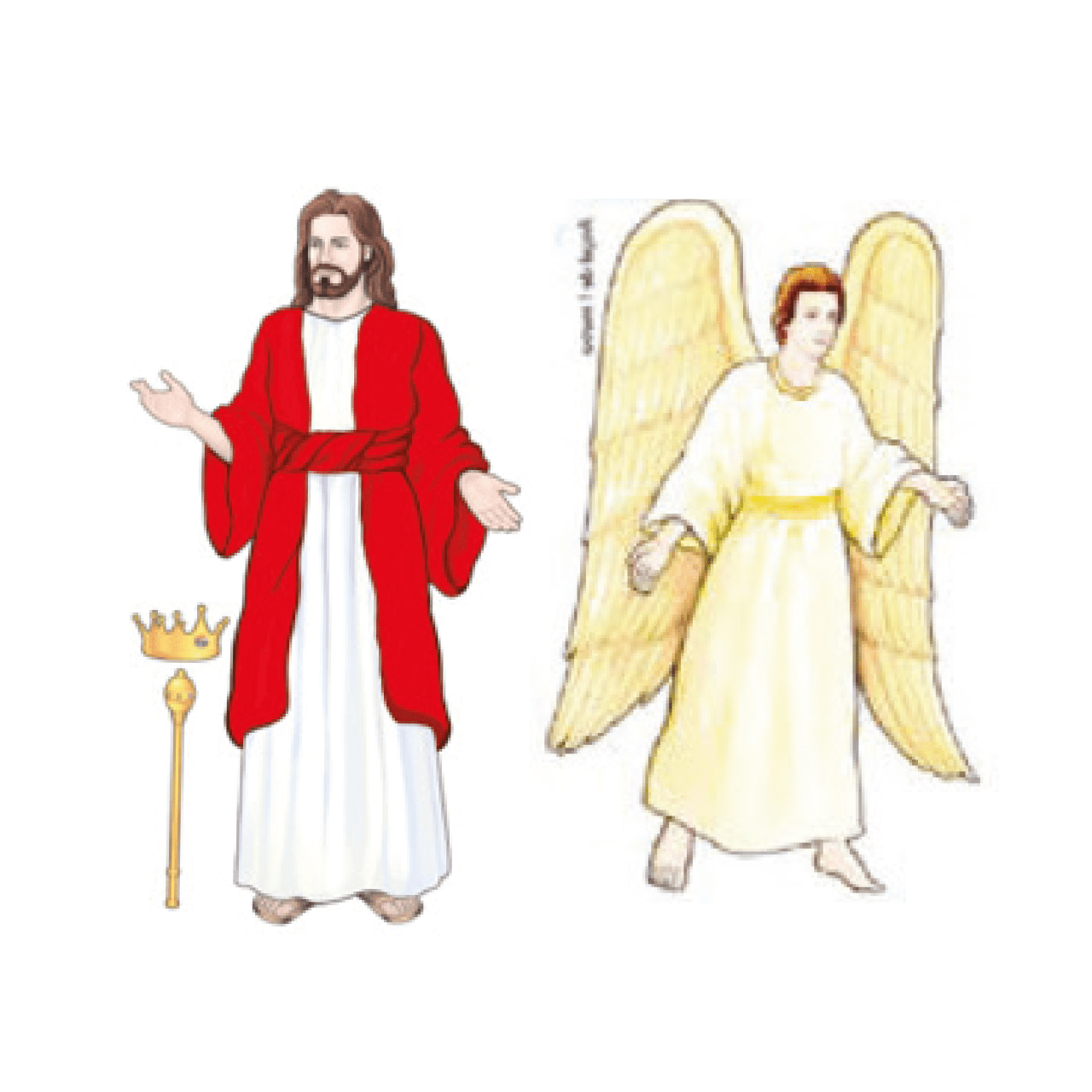 JESÚS Y EL ÁNGEL (100 X 70CM) 2 PIEZAS | SEHS